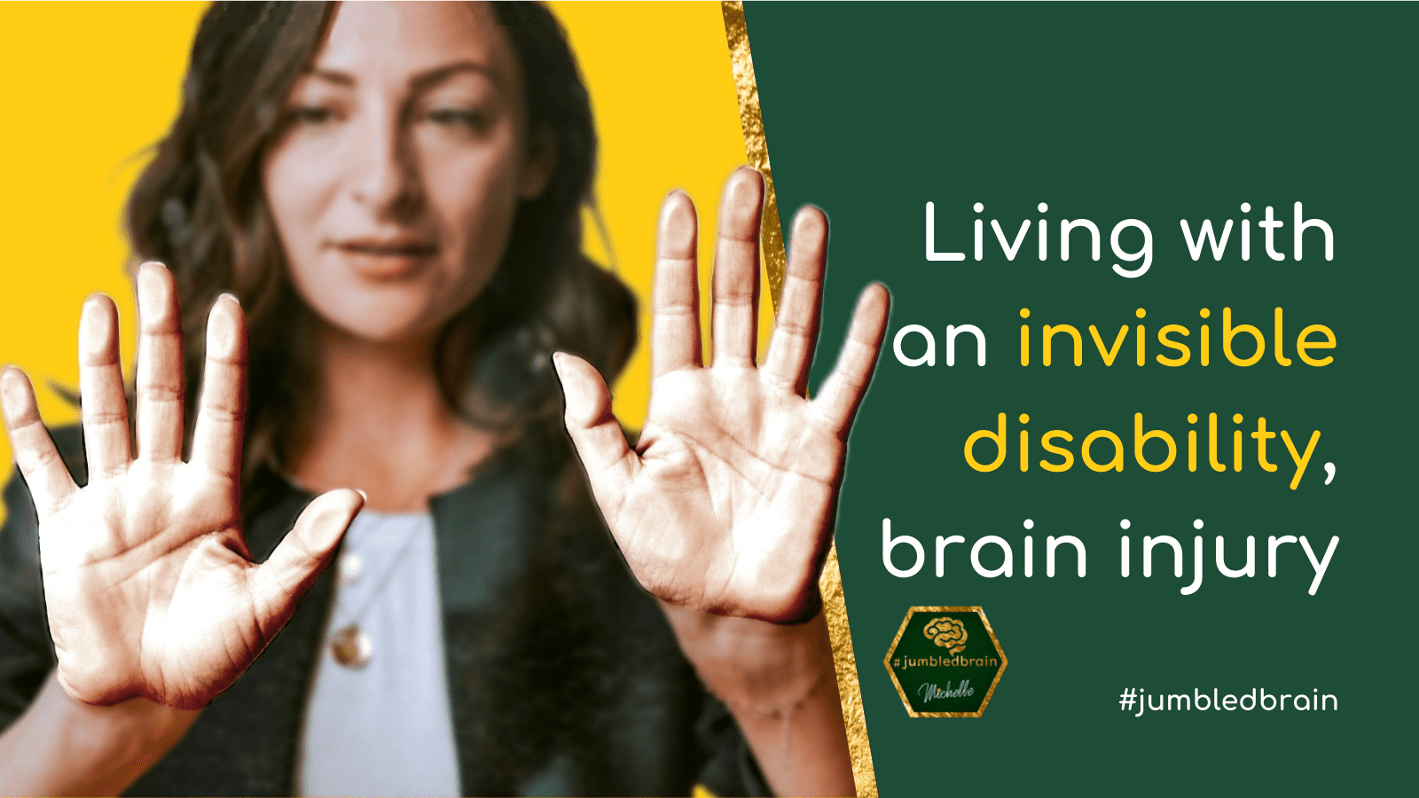 Living with invisible disability caused by brain injury #jumbledbrain