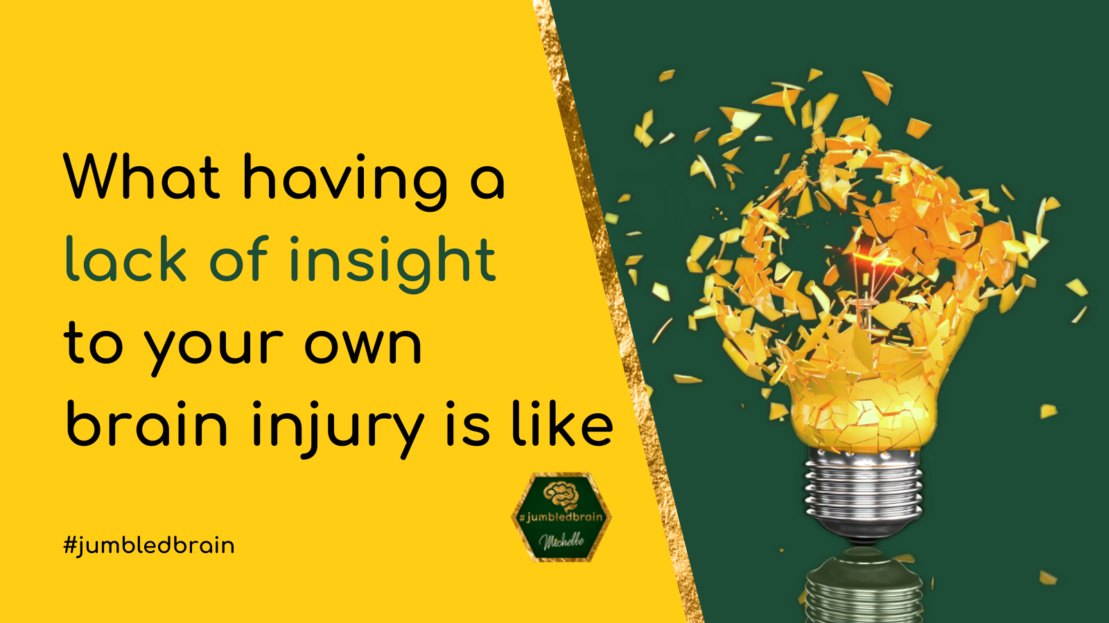 What having a lack of insight to your own brain injury is like # ...