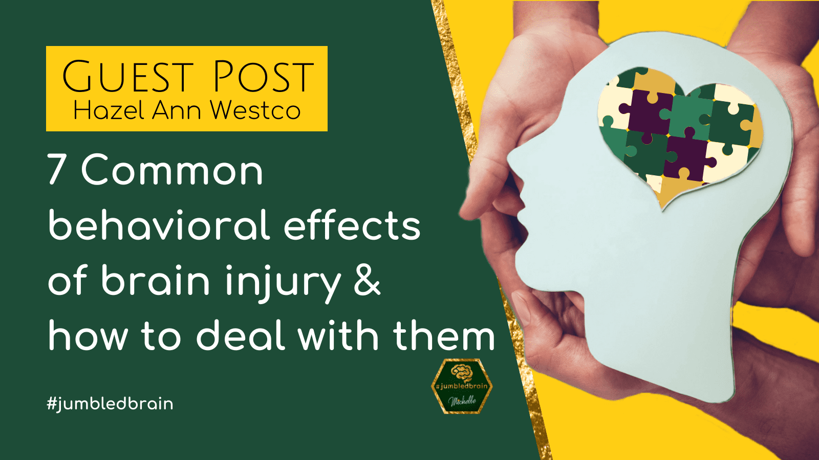 Tips for 7 common brain injury caused behavioural issues - #jumbledbrain