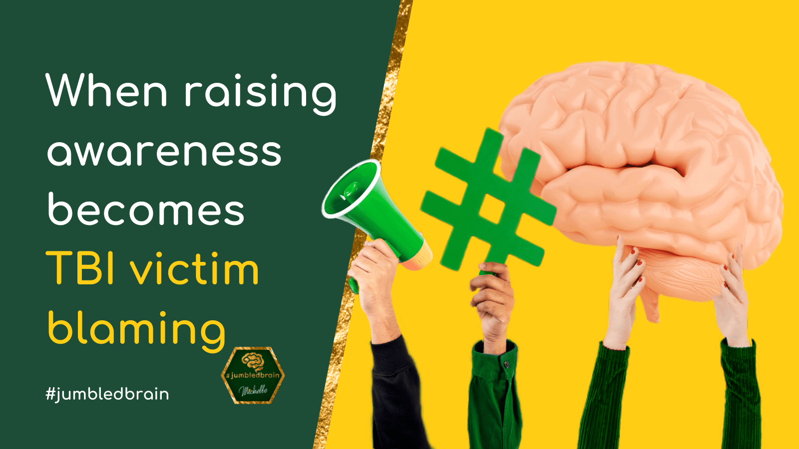 When raising awareness becomes TBI victim blaming - #jumbledbrain